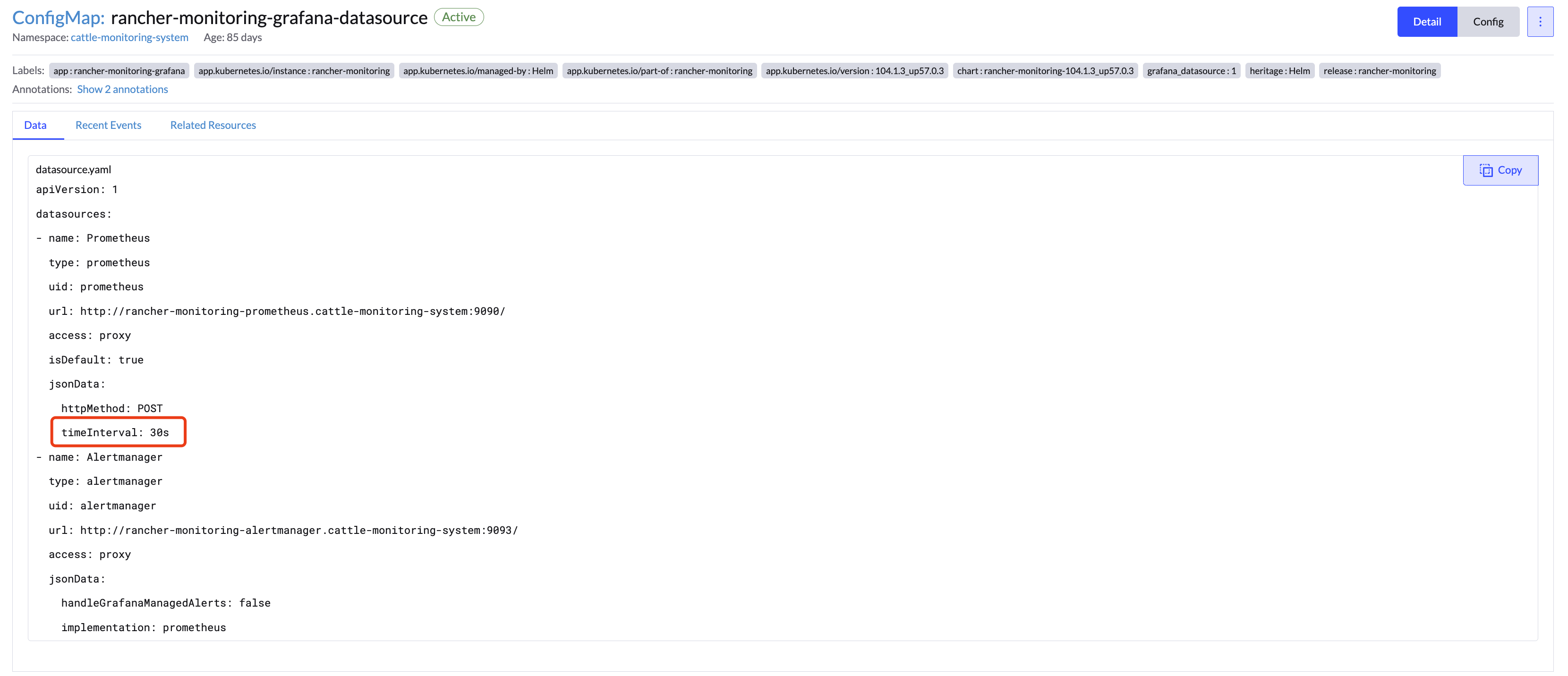 Rancher Pod Metrics 部分 Panel No data 问题排查 - Warner's Wiki