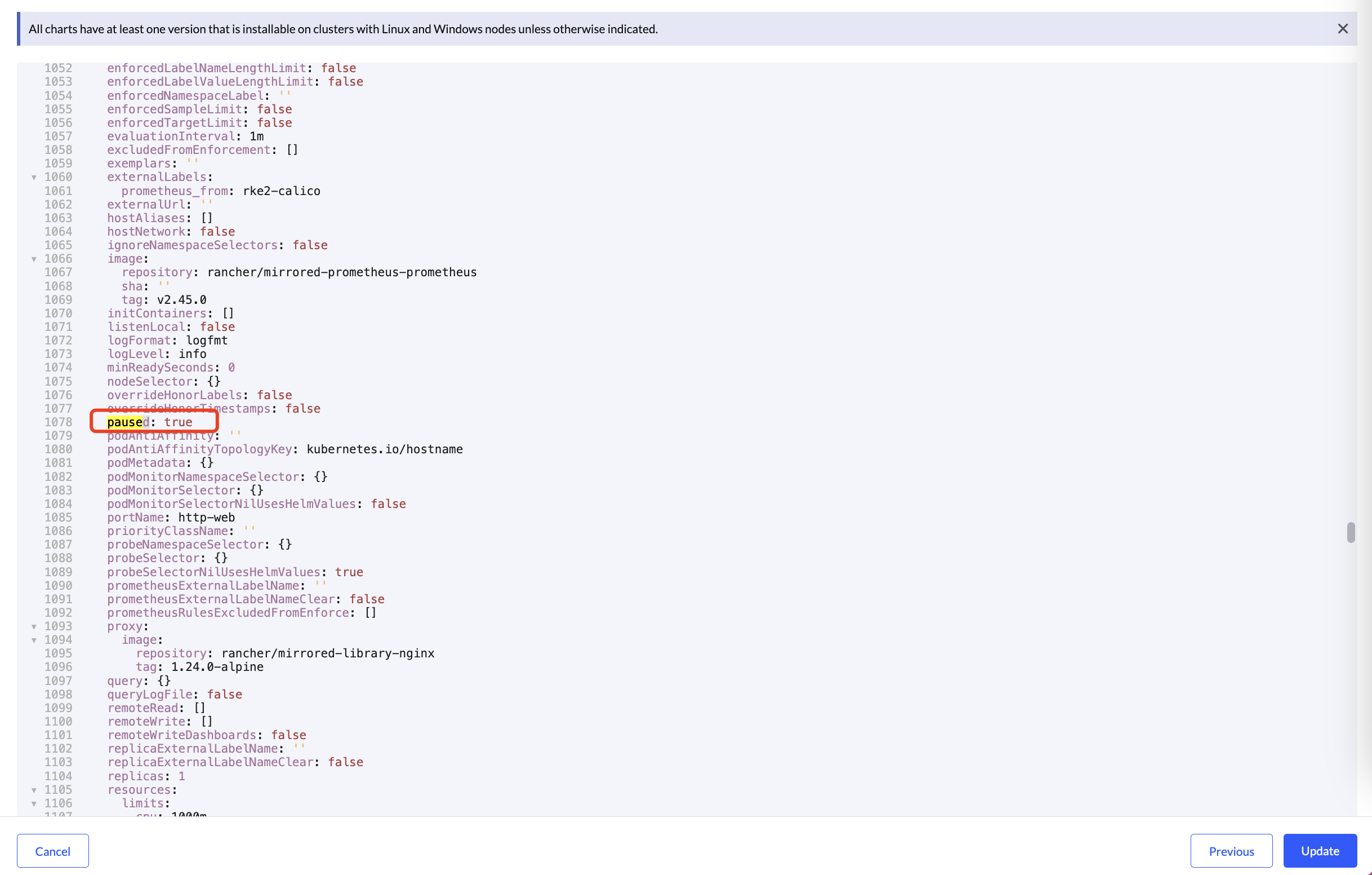 Rancher Monitoring V2 Prometheus PVC 扩容 - Warner's Wiki